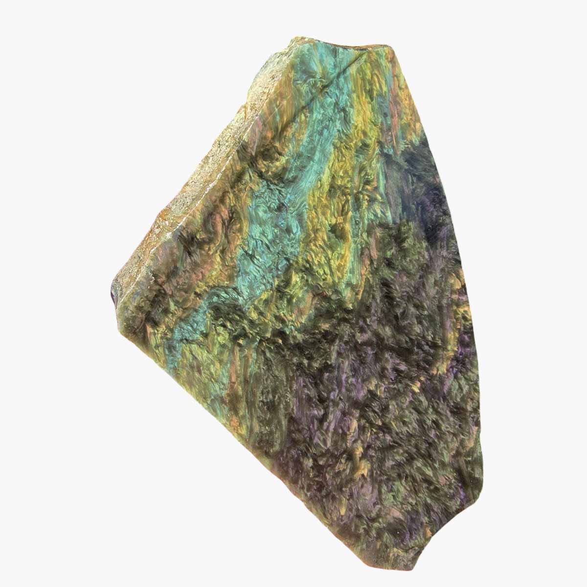 Mexican Velvet Obsidian Lapidary Stone Slab Slice Cut Rock