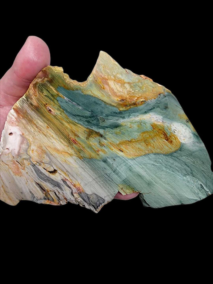 Gary Green Larsonite Freedom Jasper Slab! Lapidary Stone Slab!