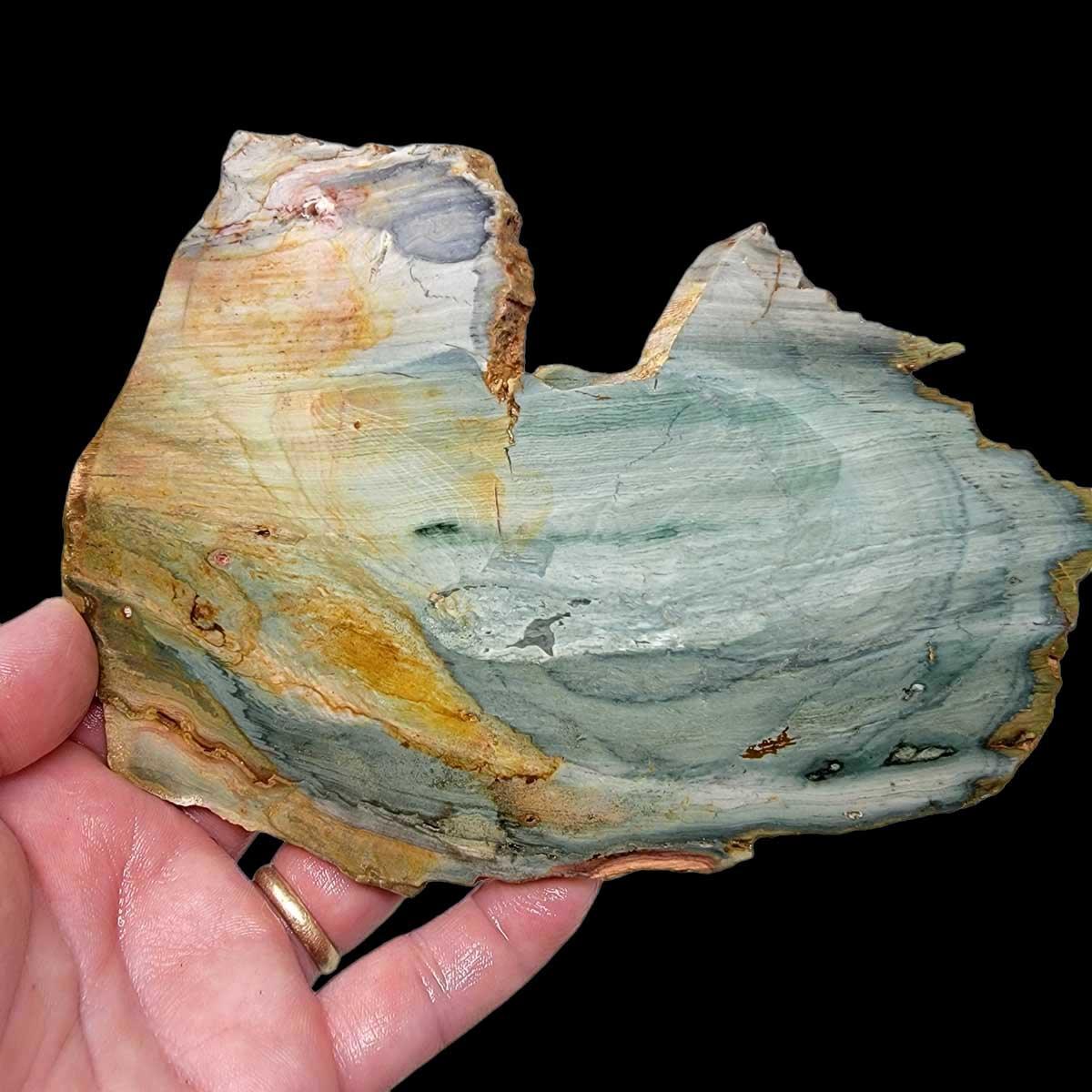 Gary Green Larsonite Freedom Jasper Slab! Lapidary Stone Slab!