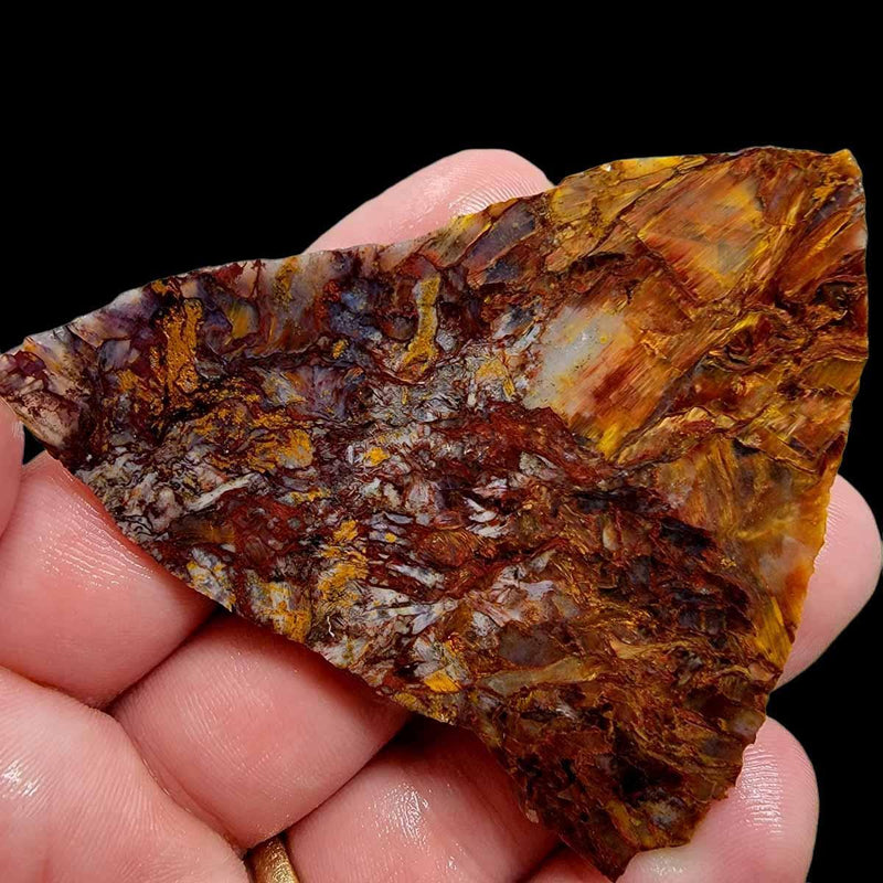 Chinese Pietersite Lapidary Stone Slab! Chatoyant Areas!