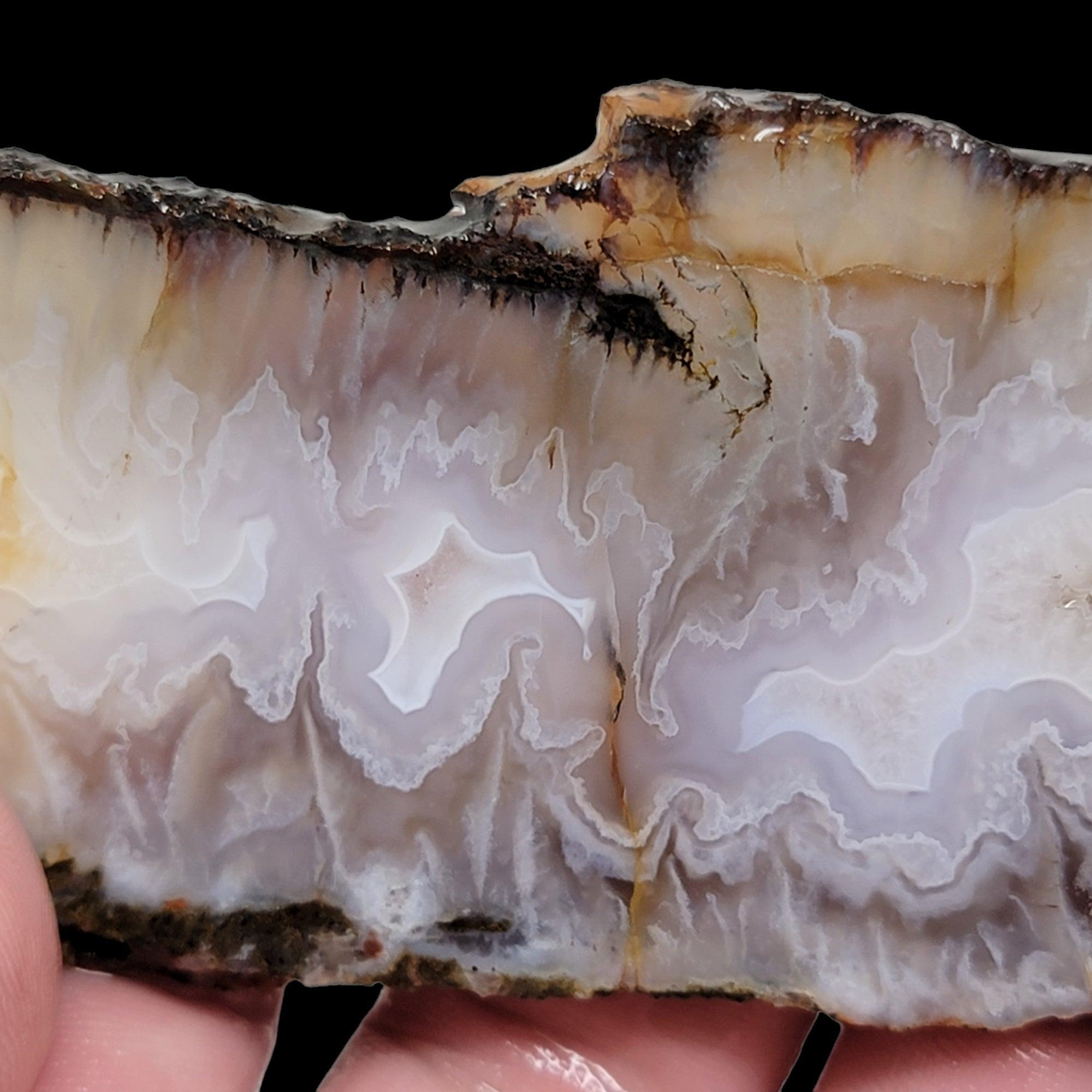 Ghost Seam Agate Slab! Lapidary Stone Slab!