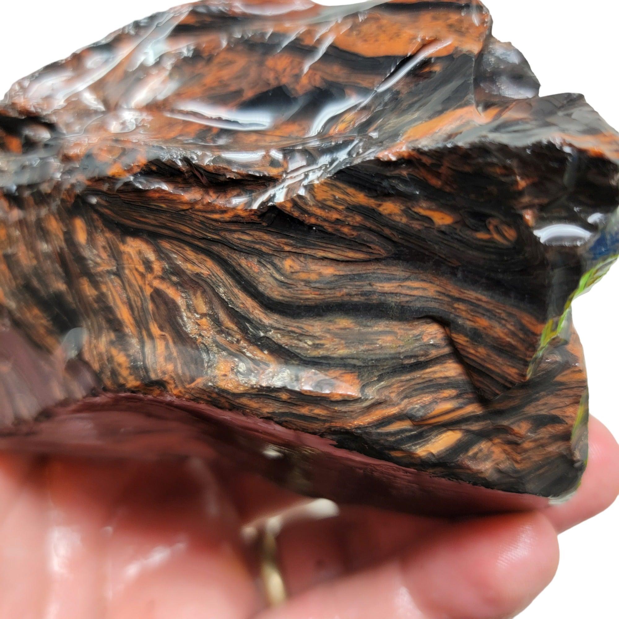 Tri-Flow Obsidian Rough Chunk!