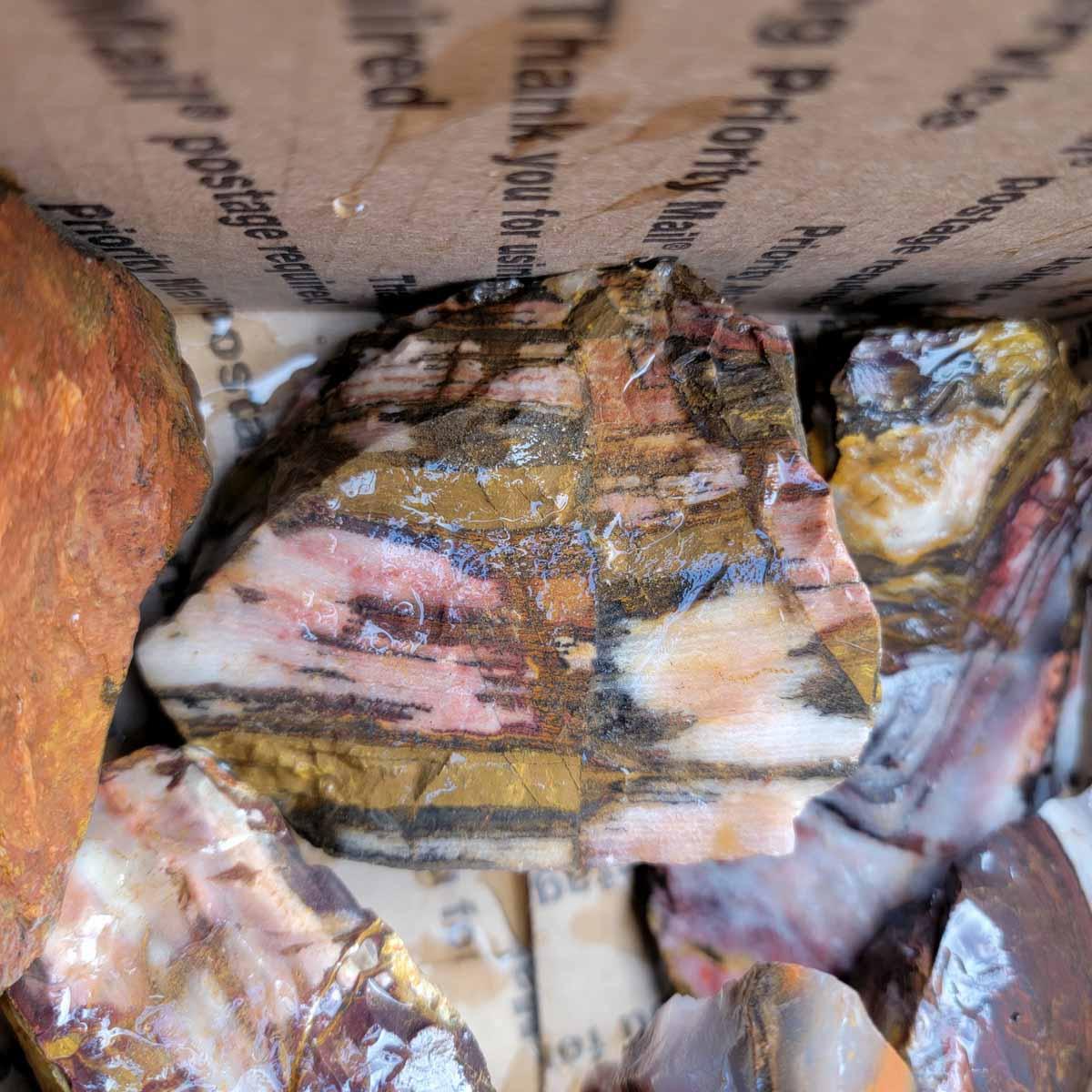 Australian Outback Jasper Cutting Trimmer Rough Flatrate!