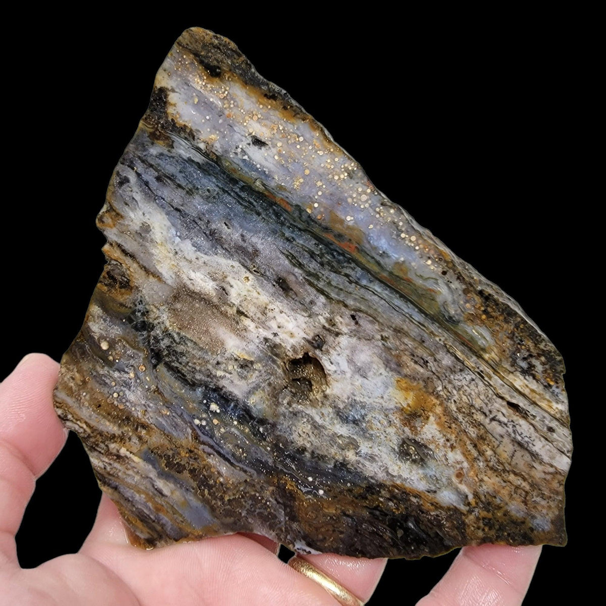 Ochoco Sunset Agate Slab! Lapidary Stone Slab!