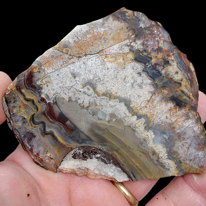 Sarape Jasper Slab! Lapidary Stone Slab! Crazy Lace Relative