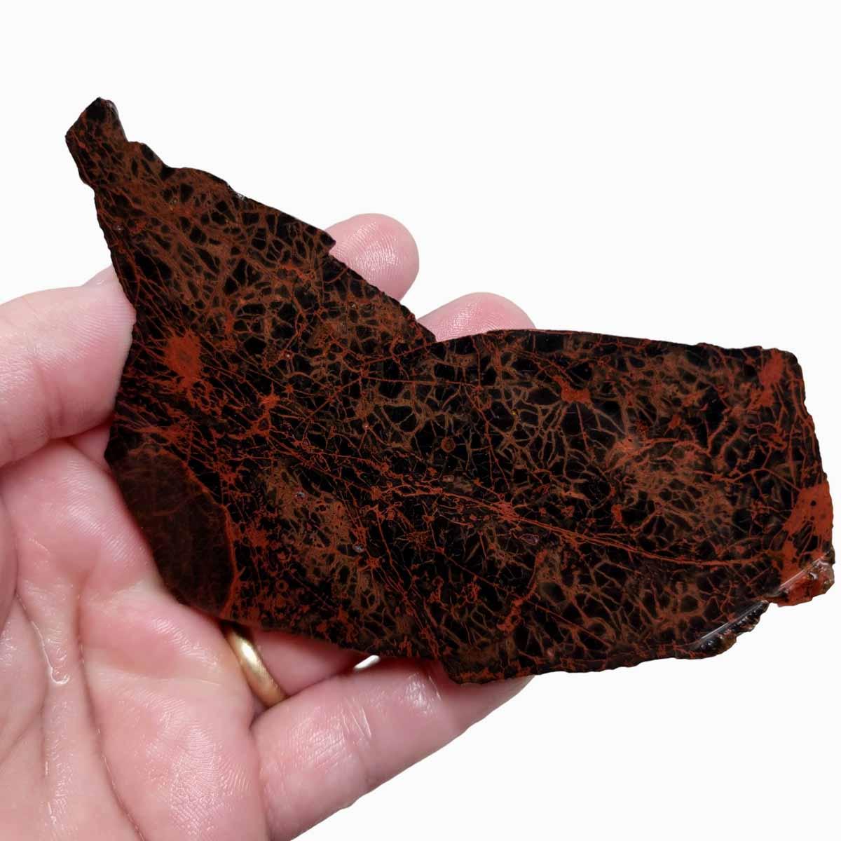 Spiderman Jasper Slab! Lapidary Stone Slab!