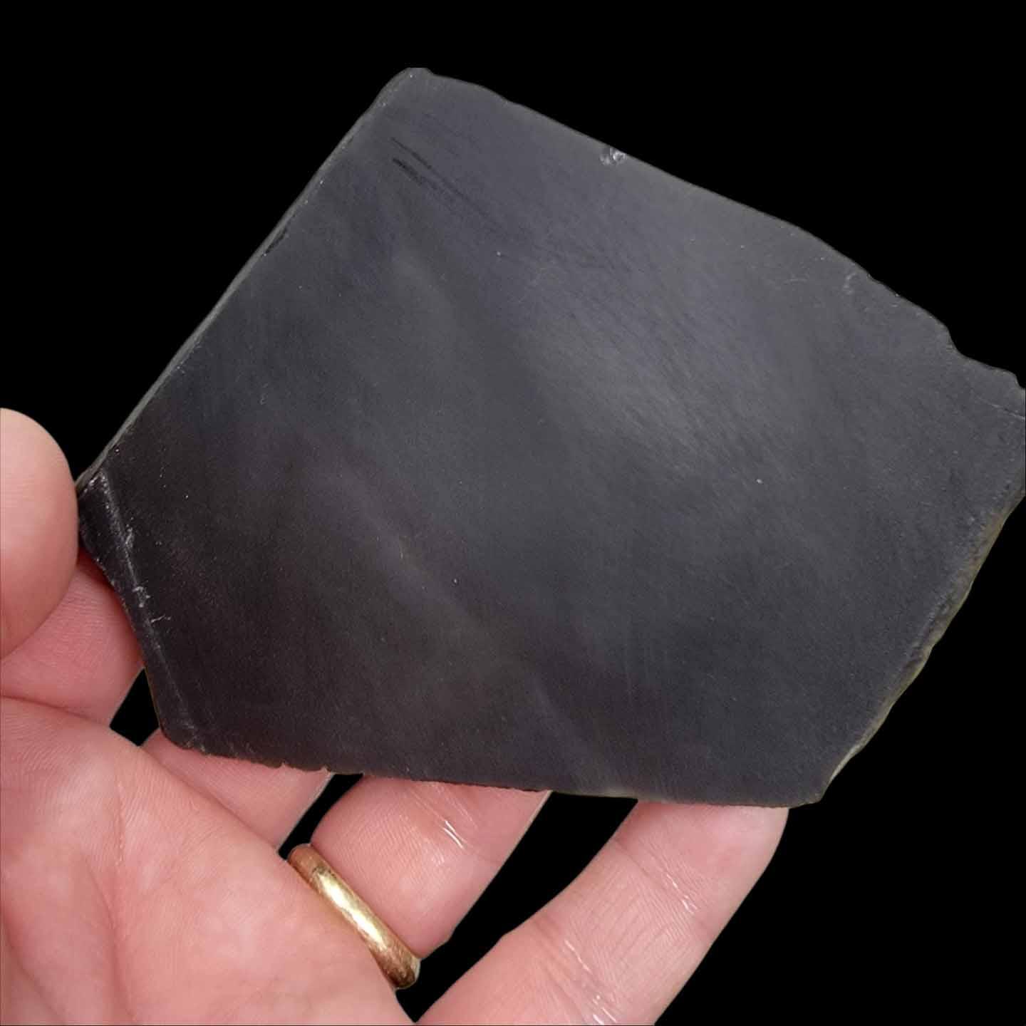 Mexican Velvet Obsidian Lapidary Stone Slab!